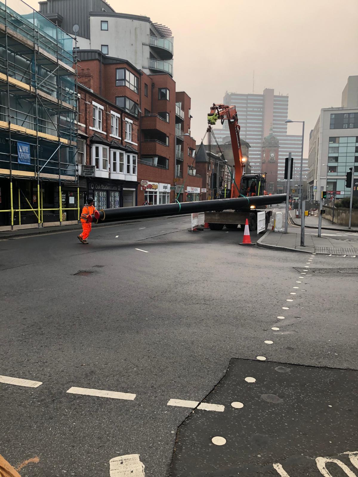 District Heating Work in Nottingham 2018 - 2019 - STC Civil Engineering